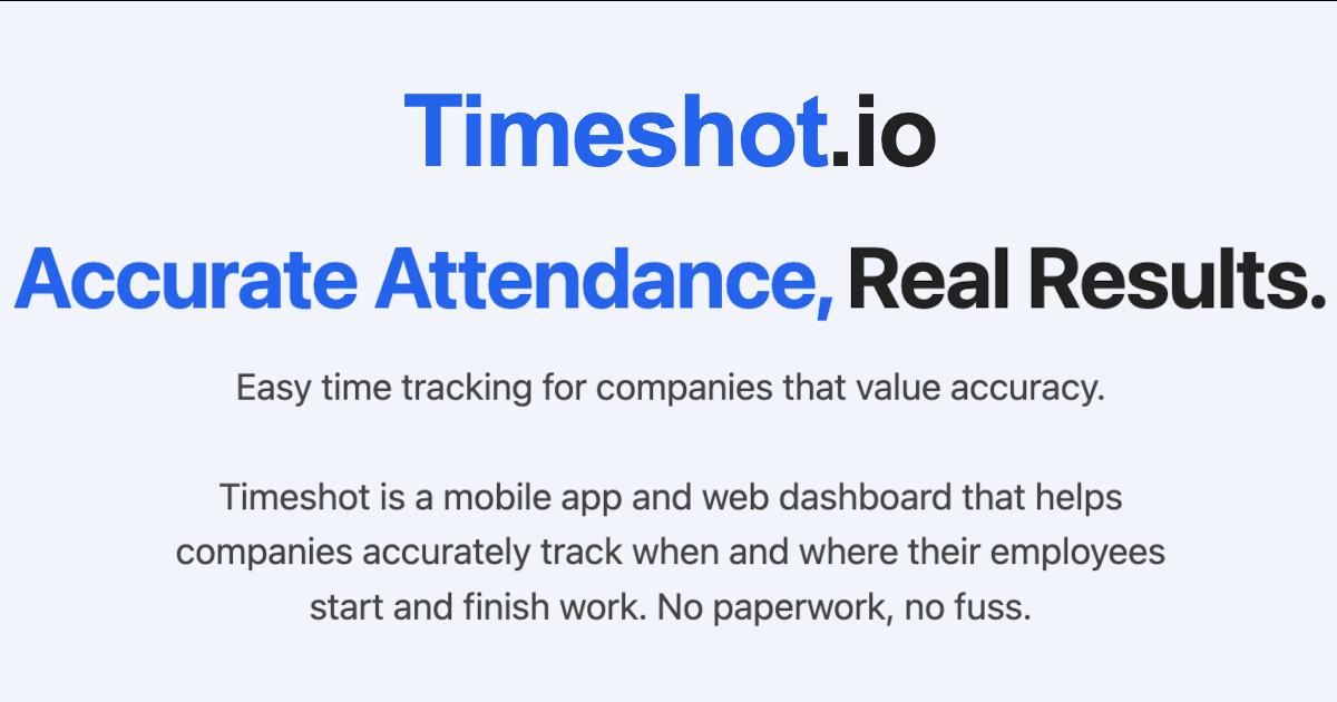 TimeShot.io – Guard Patrol System & Mobile App